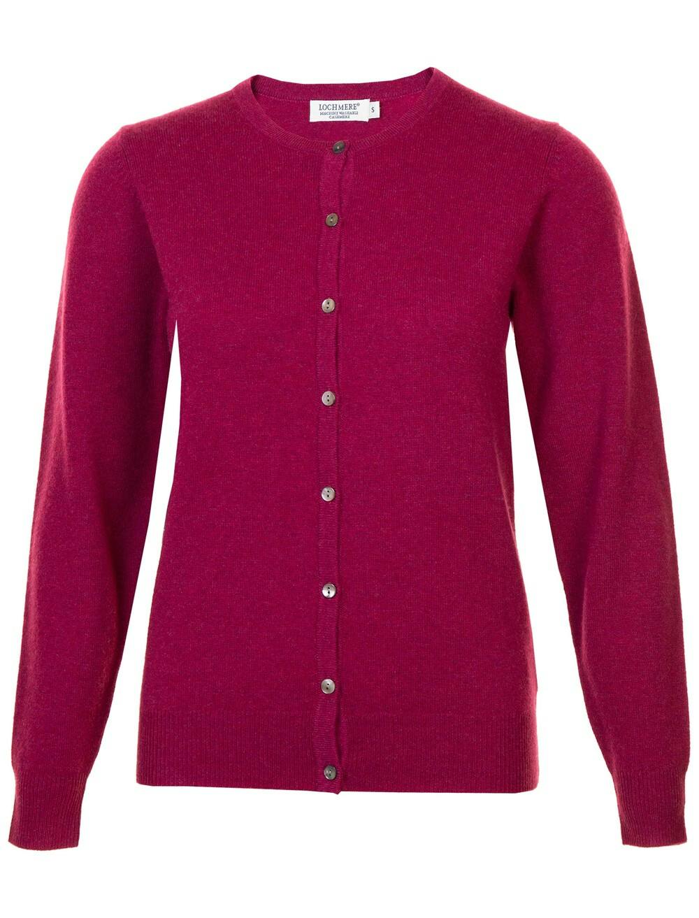Cashmere Crew Neck Cardigan | EWM