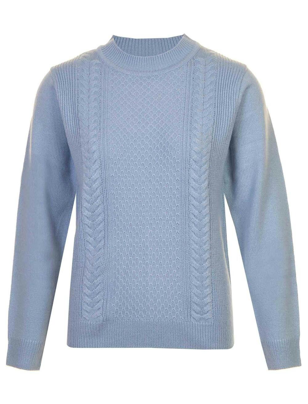 Female Honor Millburn Turtle Neck Jumper | Light Blue | EWM | EWM