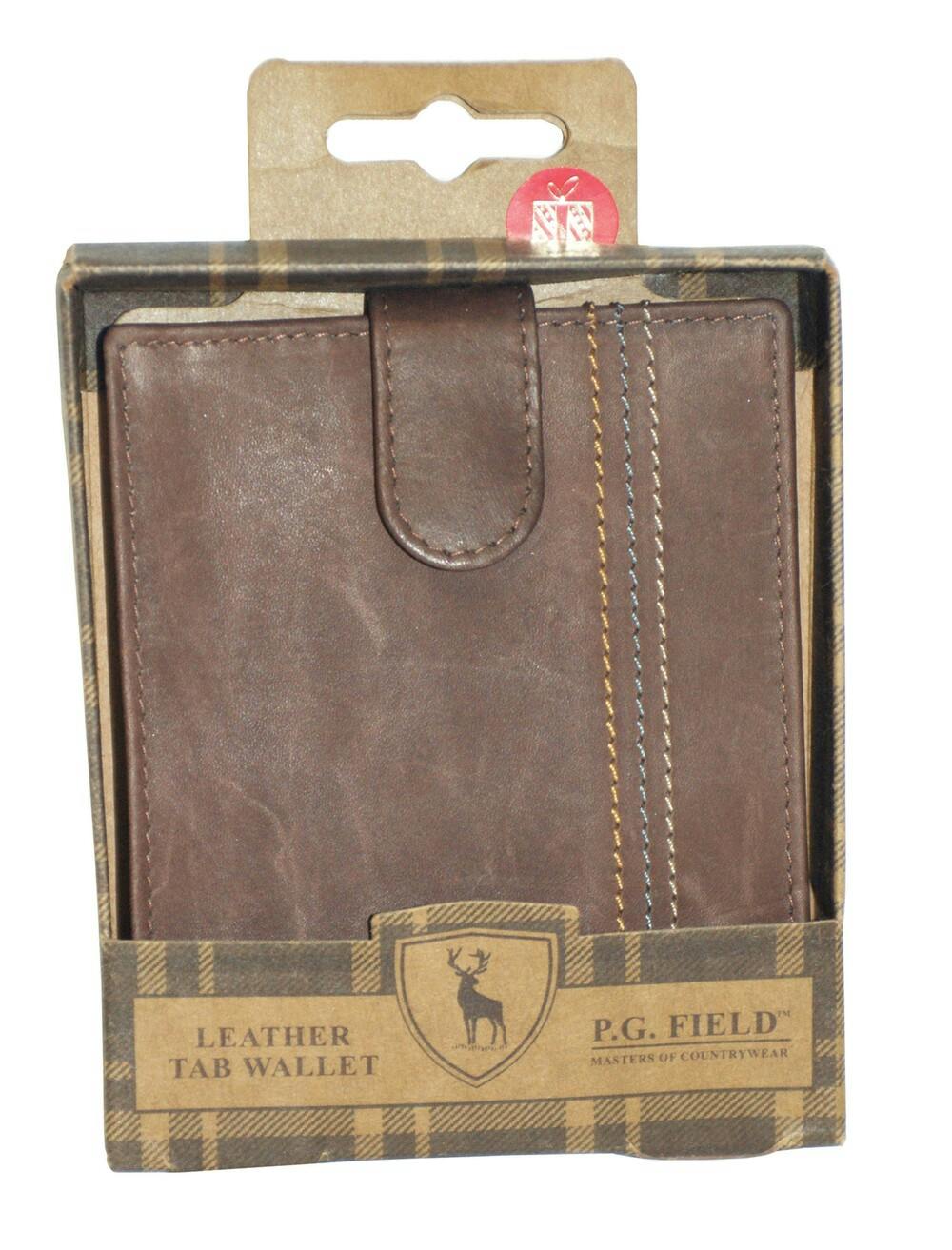 Male PG Field Gents Leather Wallet with Stitch Detail | EWM | EWM
