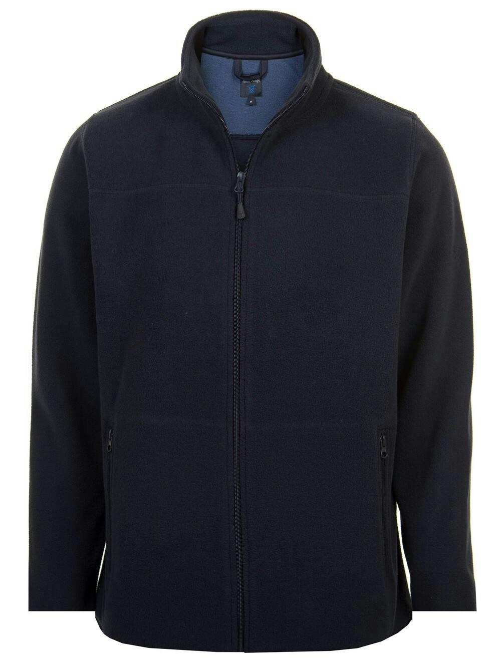 Male James Pringle Fleece Jacket | Dark Navy Stewart Tartan | EWM | EWM