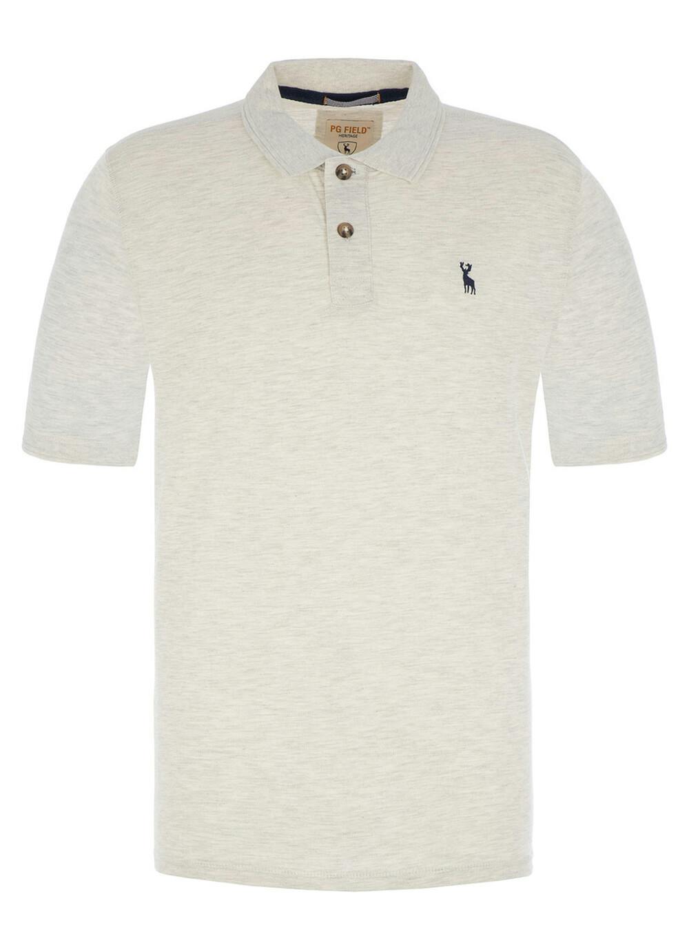 Male PG FIELD Polo Shirt | Mid Cream | EWM | EWM