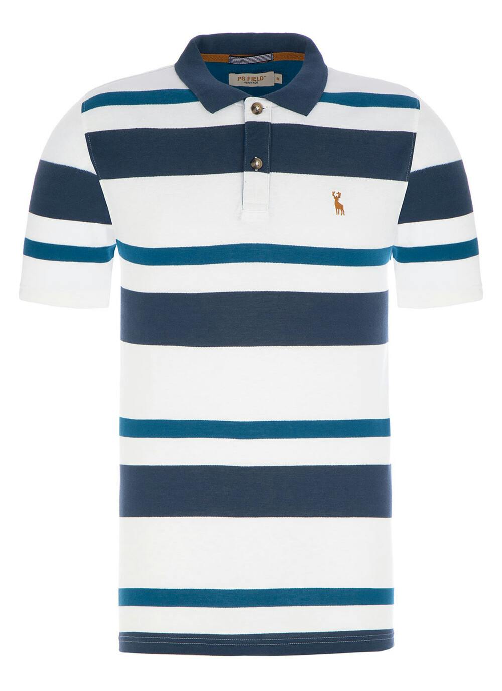 Male PG FIELD Polo Shirt | Dark Blue | EWM | EWM