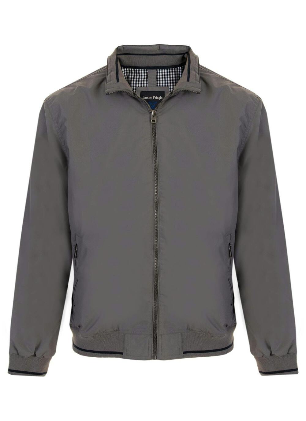 Male James Pringle Water Resistant Jacket | Mid Grey | EWM | EWM
