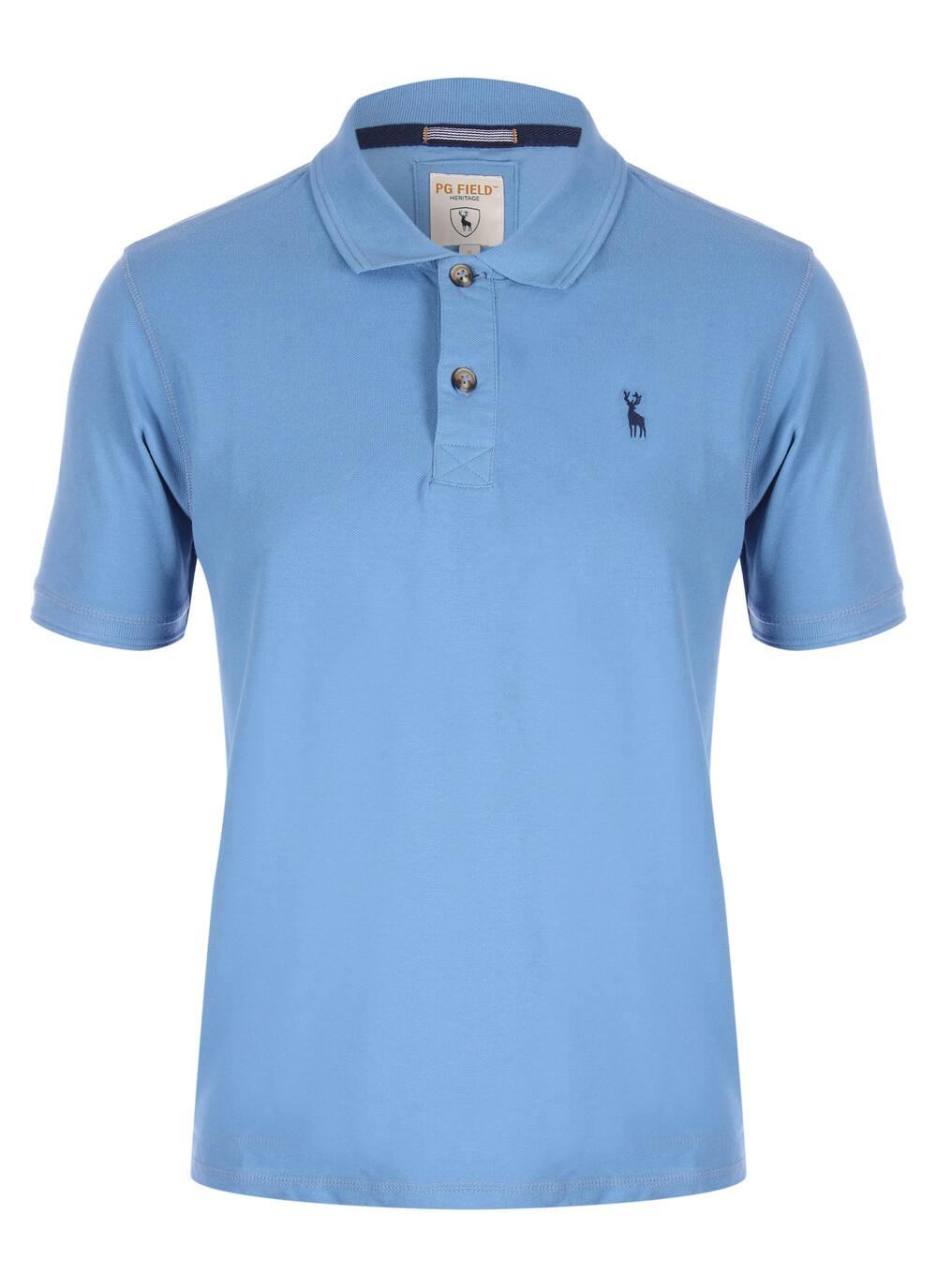 Male PG FIELD Polo Shirt | Light Blue | EWM | EWM