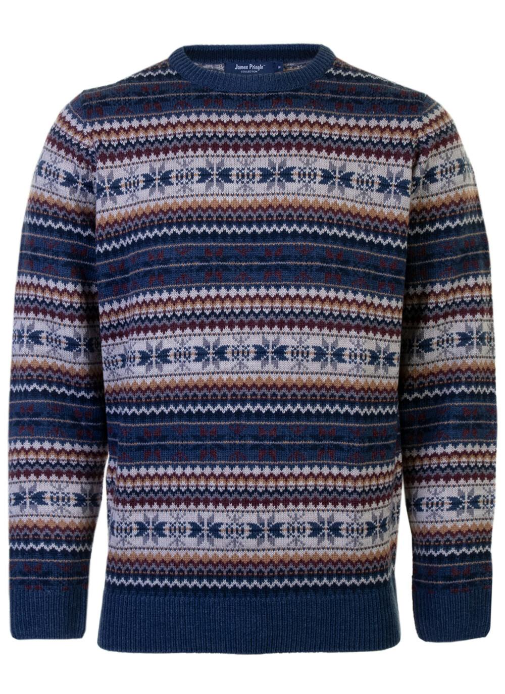 Snowflake Fair Isle Knitted Jumper | EWM