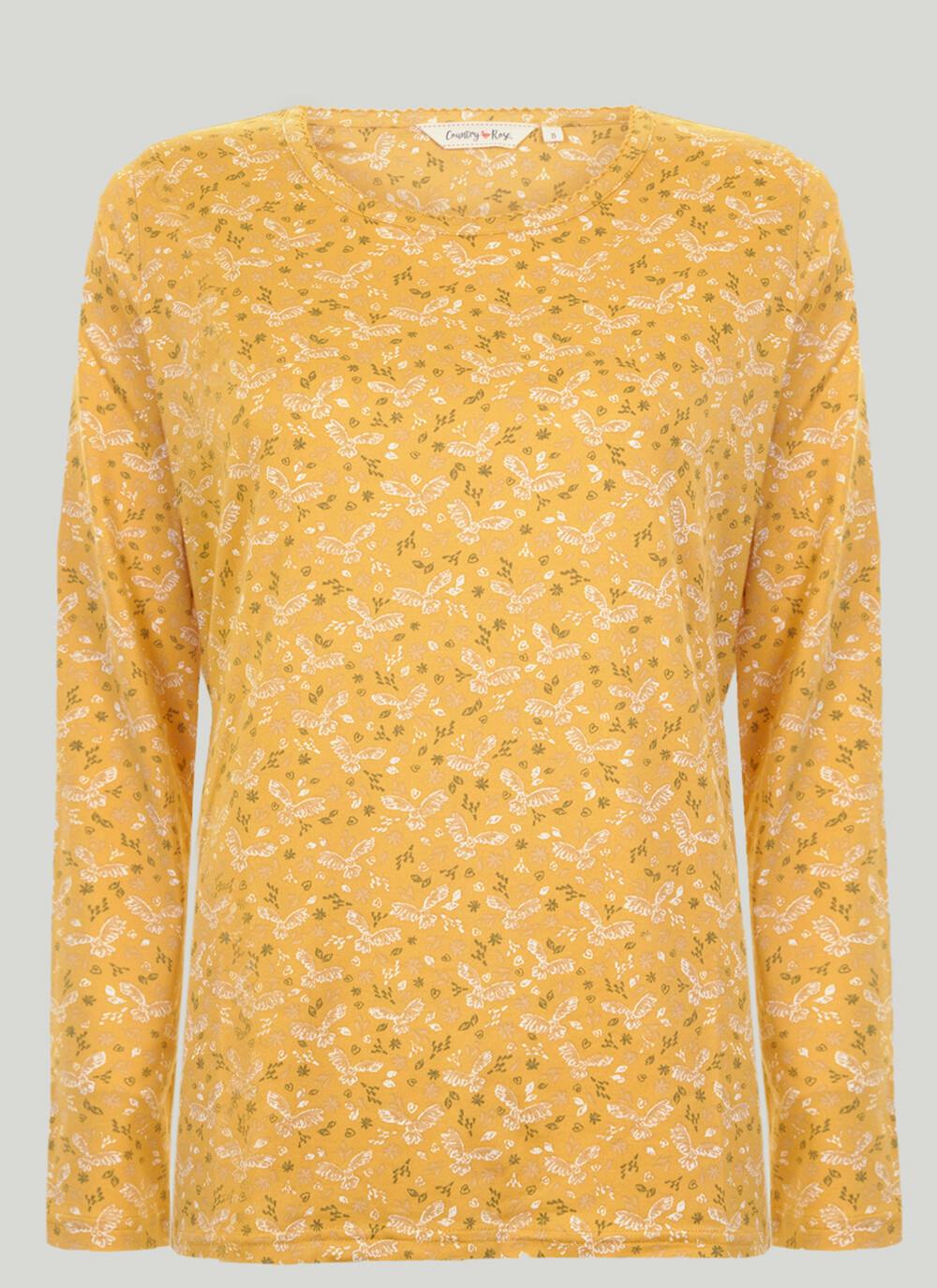Yellow Printed Top | EWM