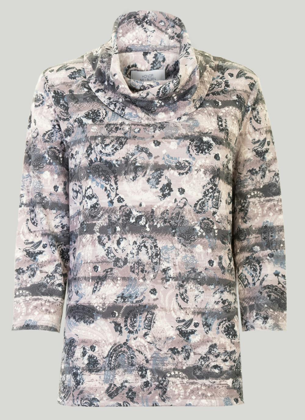 Brushed Print Top | EWM