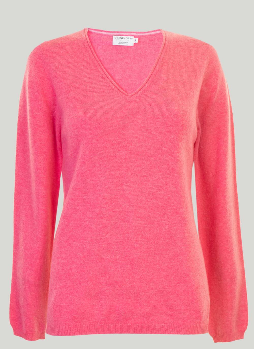 Cashmere V Neck Jumper | EWM