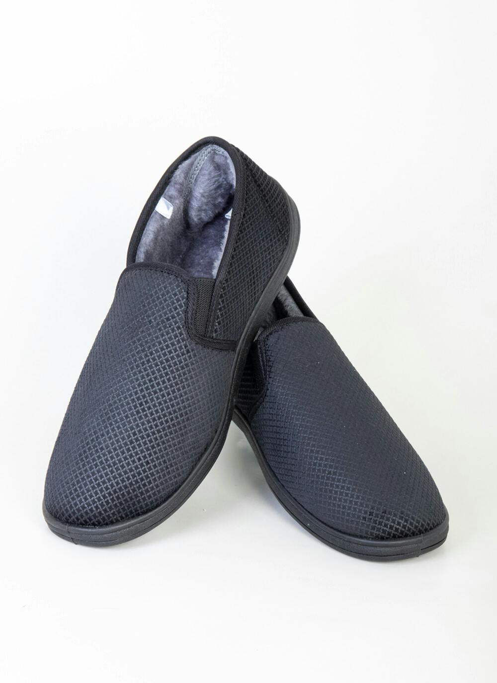Grey Double Elastic Slipper | EWM