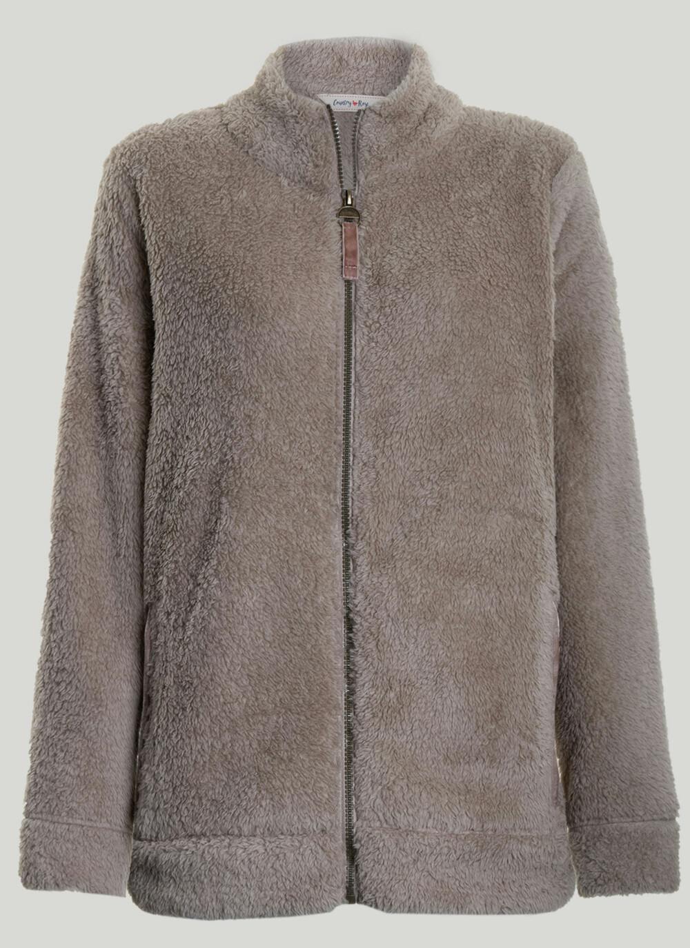 Beige Fleece Jacket | EWM