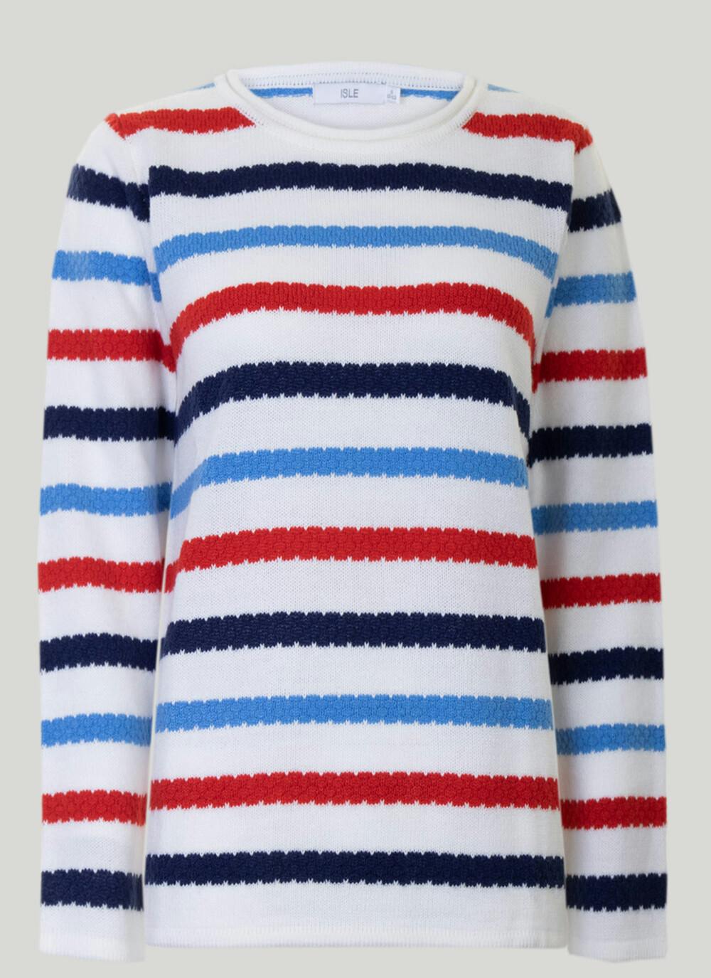 Textured Stripe Jumper | EWM
