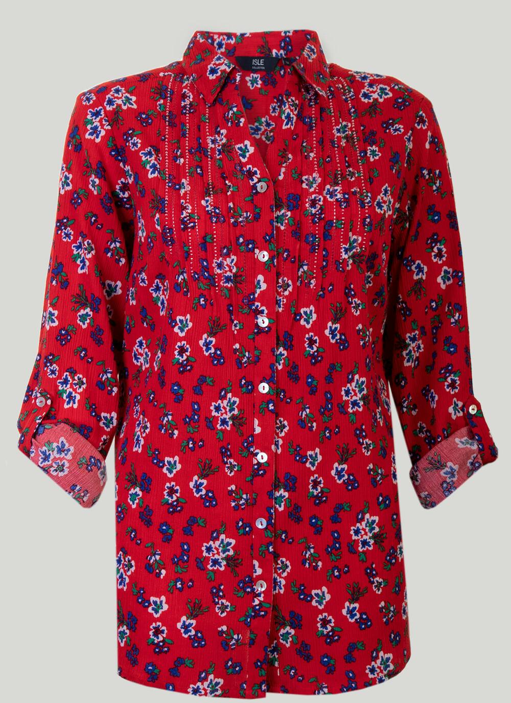 Poppy Printed Blouse | EWM