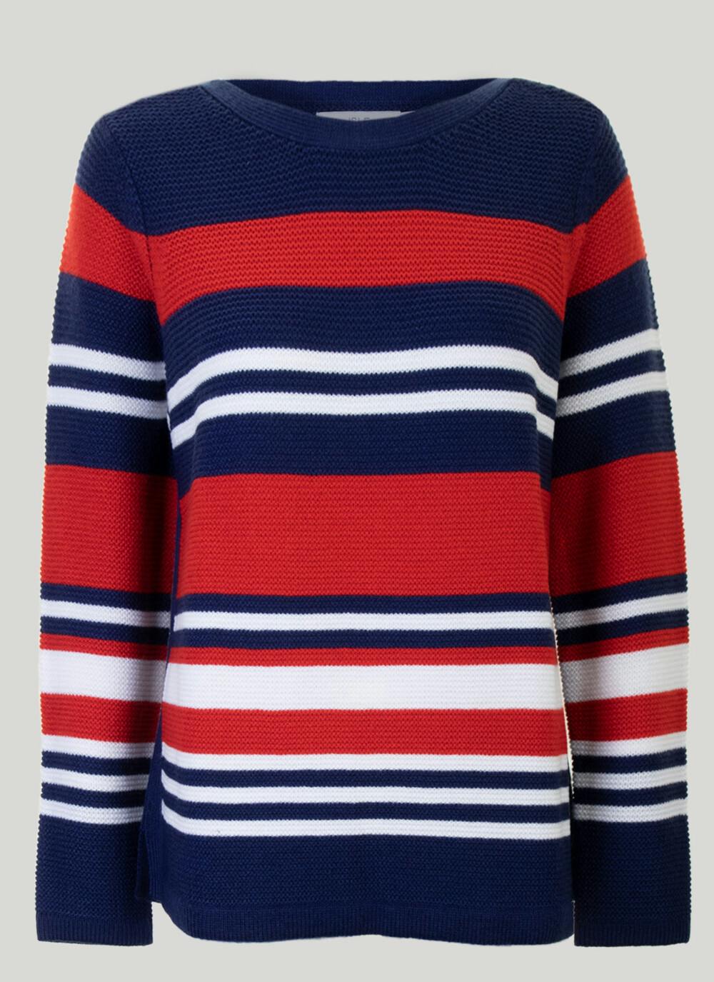 Navy Stripe Jumper | EWM