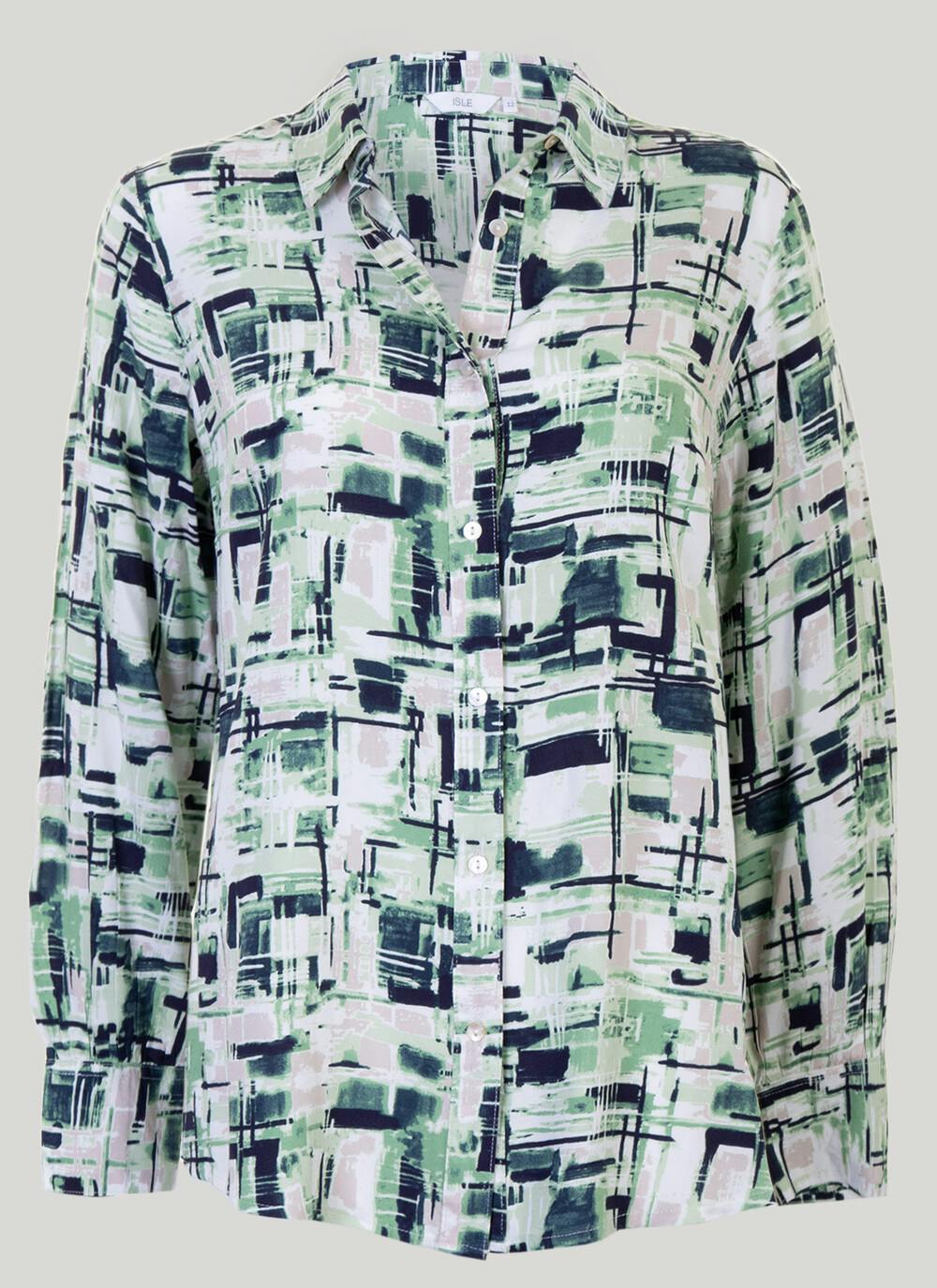 Abstract Printed Blouse | EWM