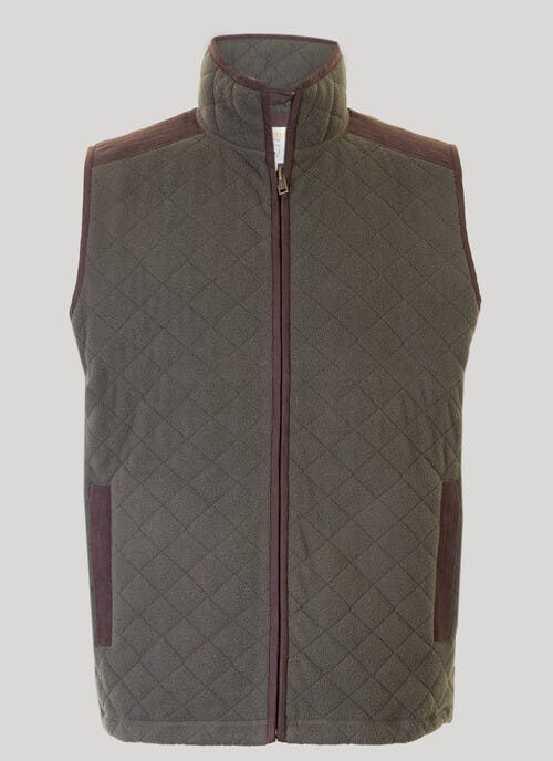 Navy Fleece Gilet | EWM