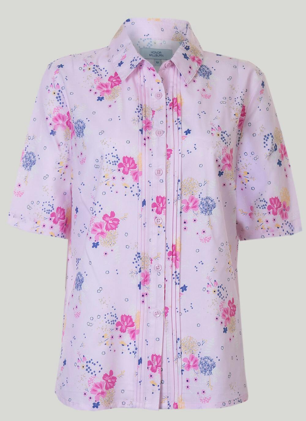 Pink Print Blouse | EWM