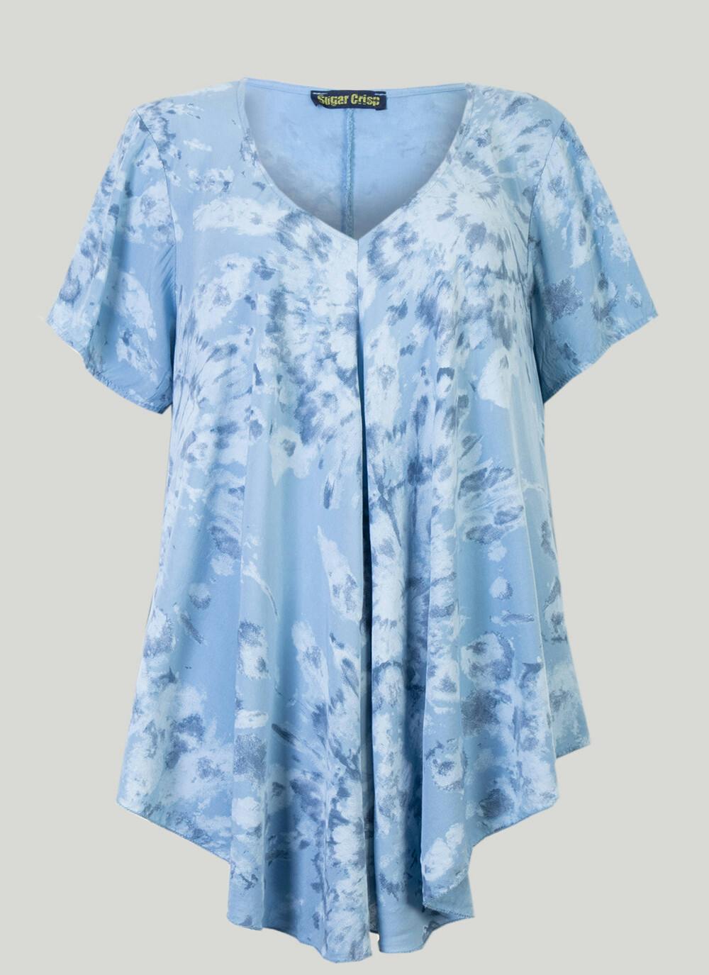 Blue Printed Top | EWM