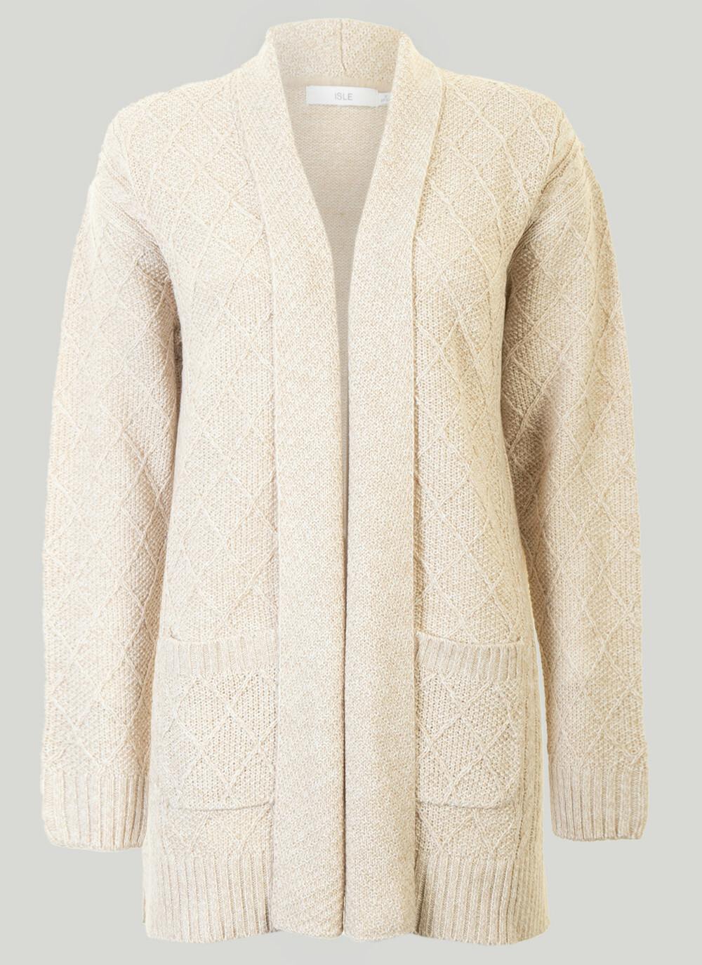 Stone Edge To Edge Cardigan | EWM