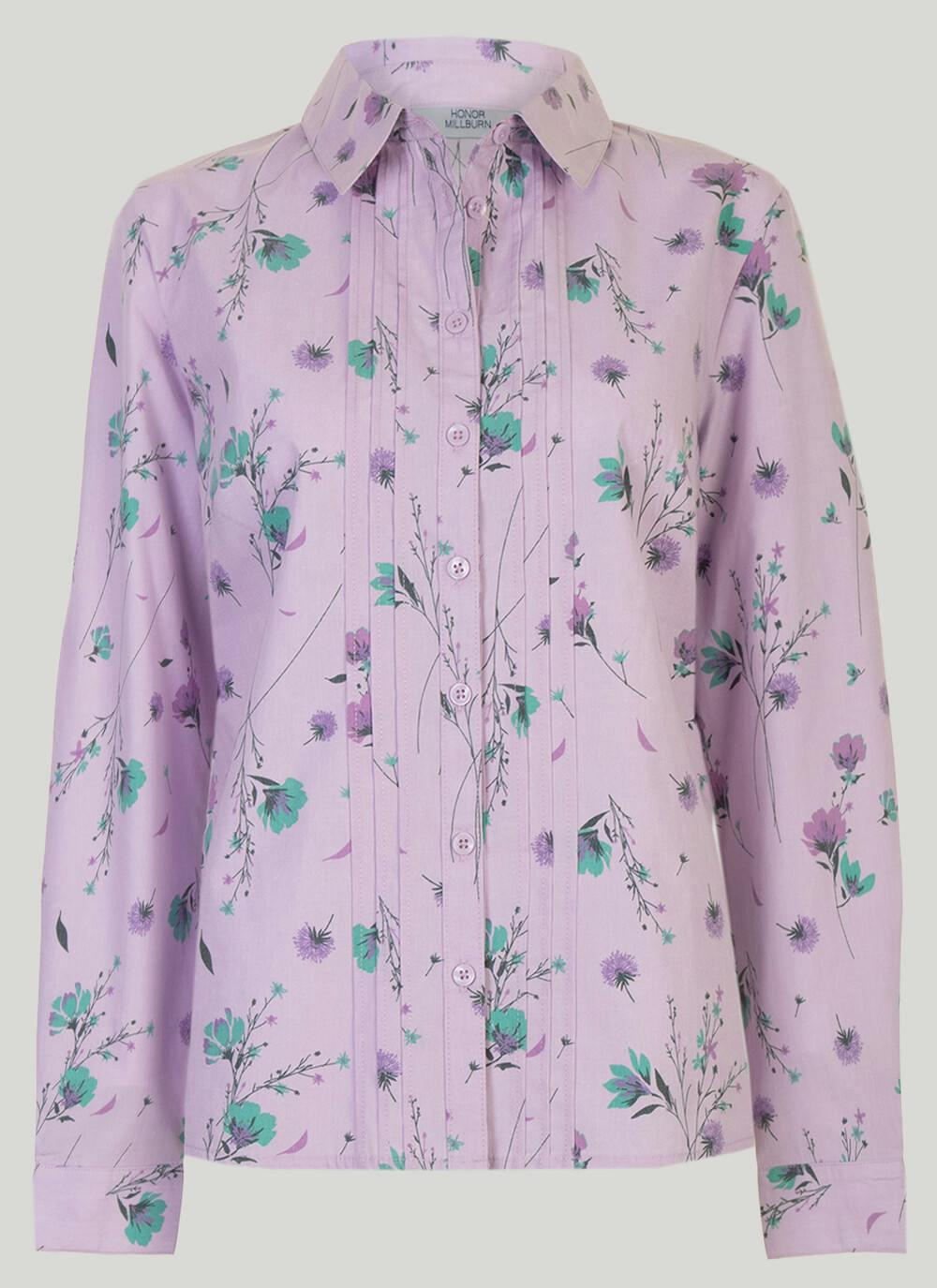 Lilac Print Blouse | EWM