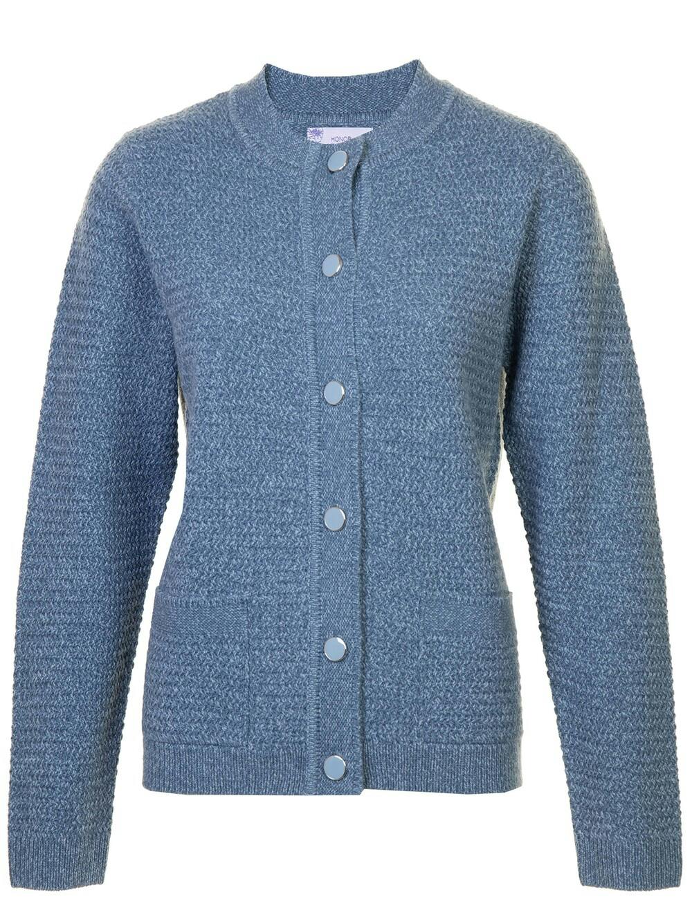 Female Honor Millburn Crew Neck Cardigan | Dark Grey | EWM | EWM