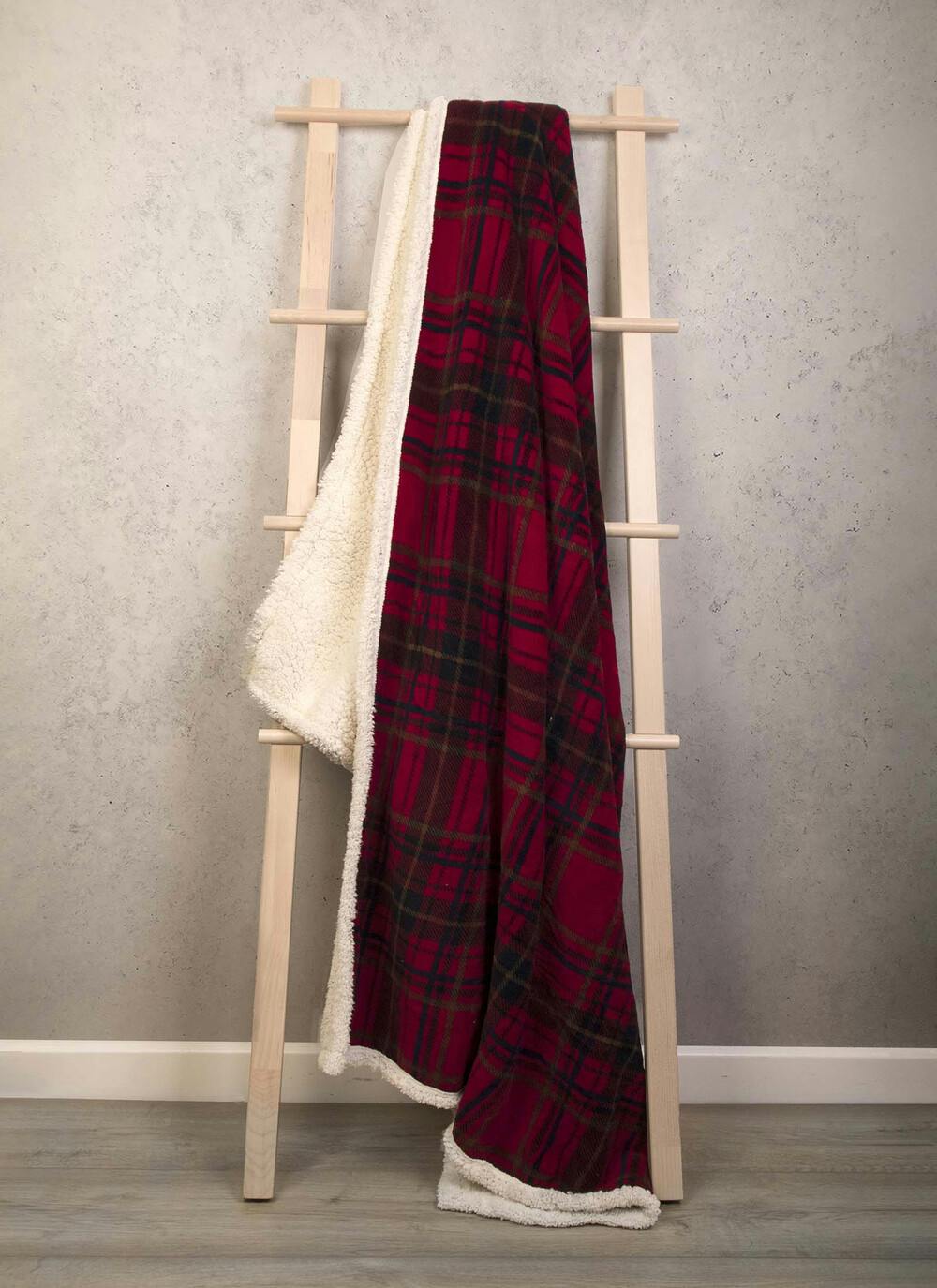 Sherpa Fleece Throw | EWM