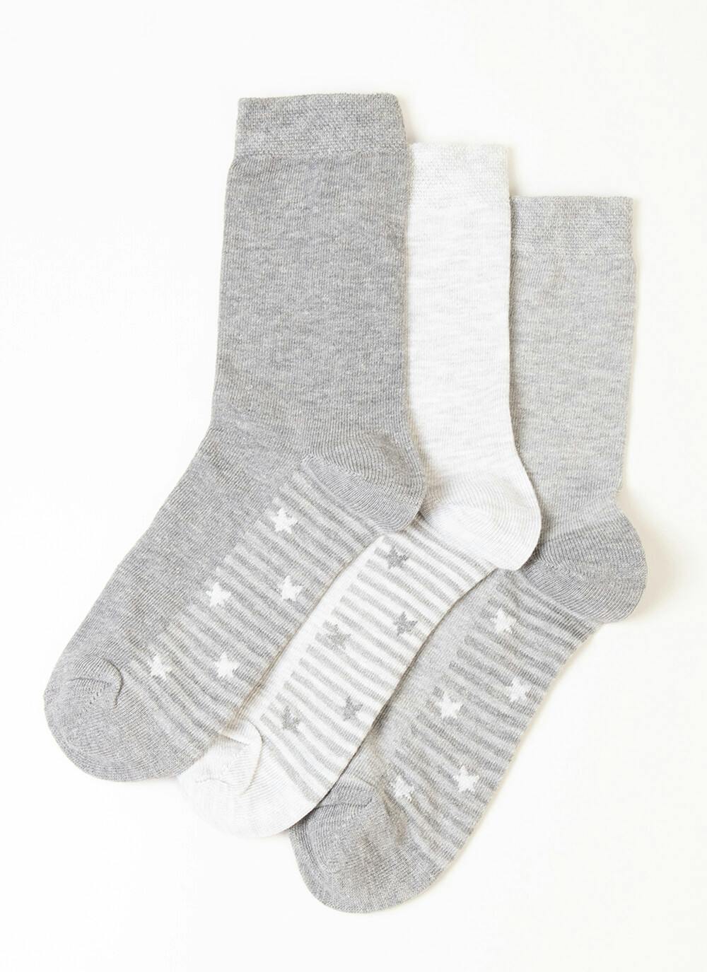 3 Pack Star Stripe Socks | EWM