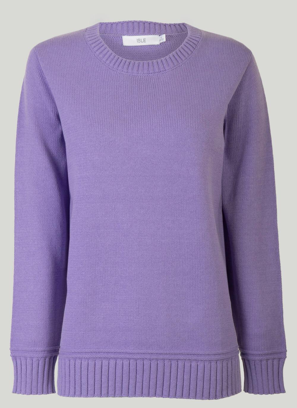 Purple Cotton Jumper | EWM