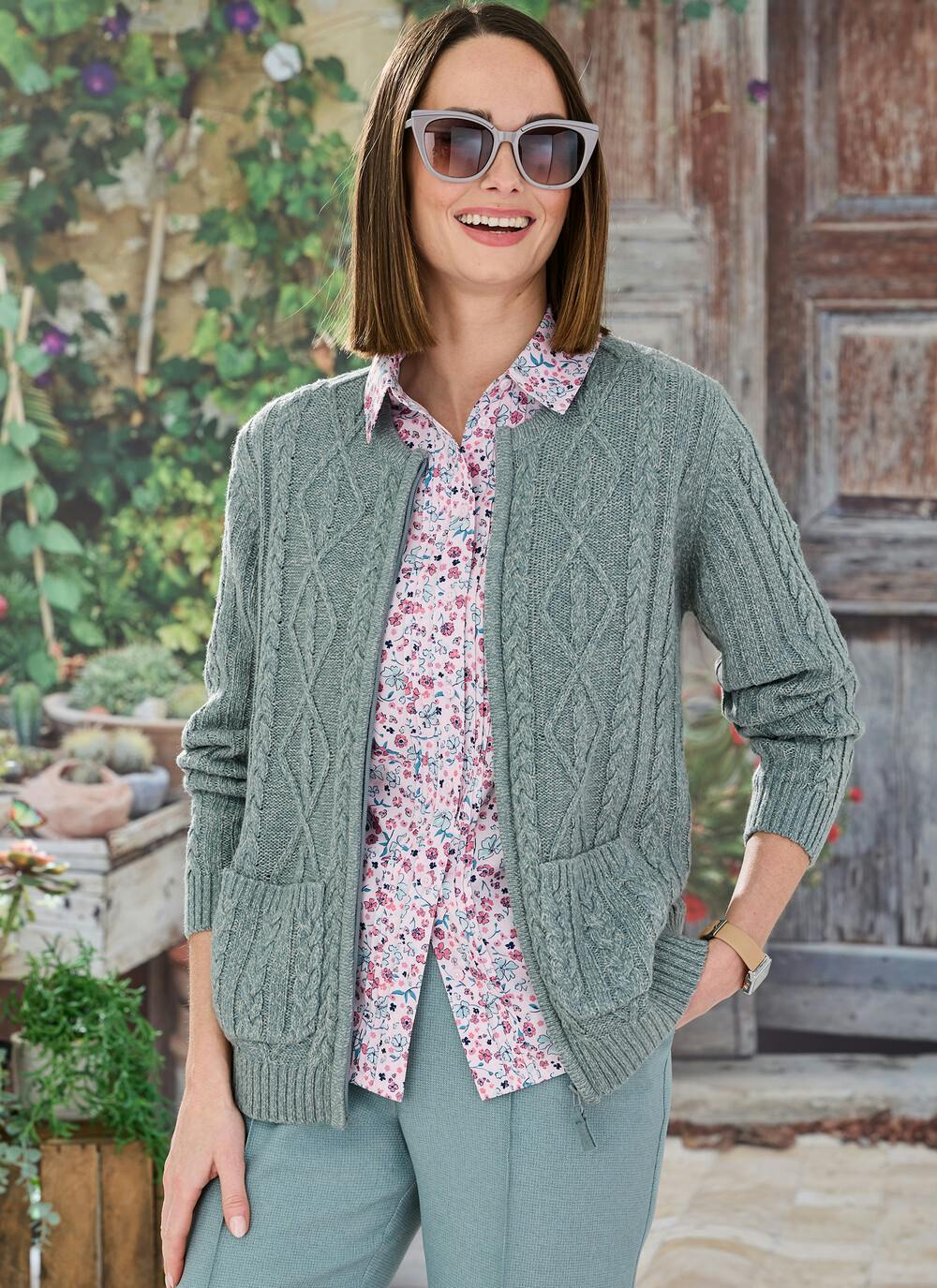Zip Front Cardigan | EWM