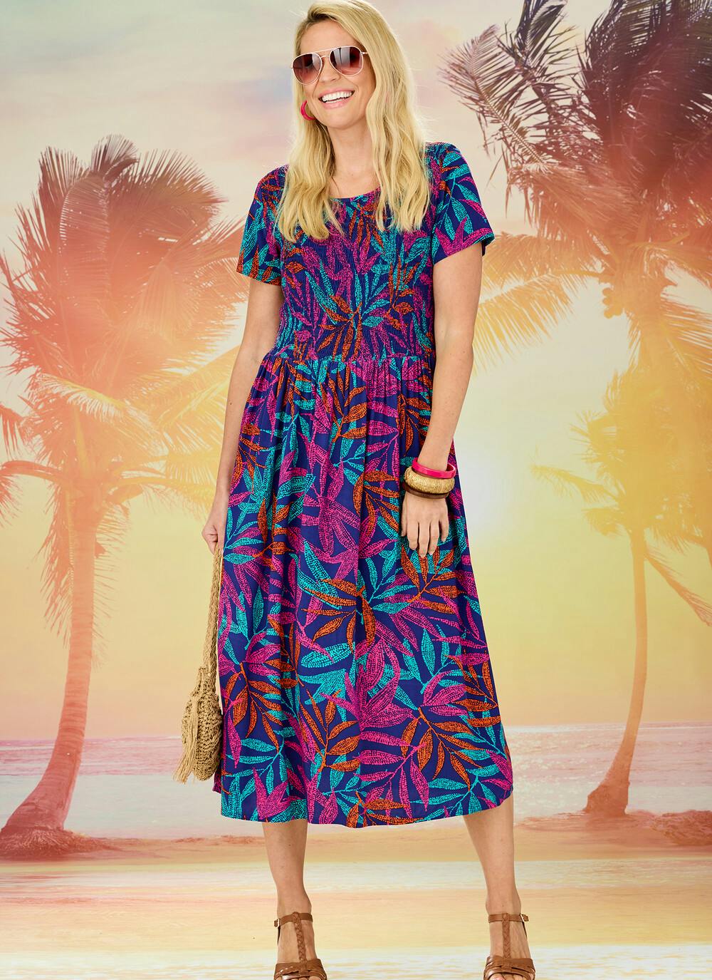 Fern Print Dress | EWM