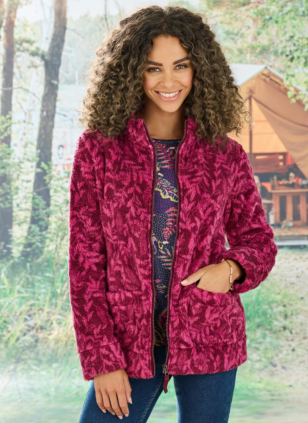 Printed Sherpa Fleece | EWM