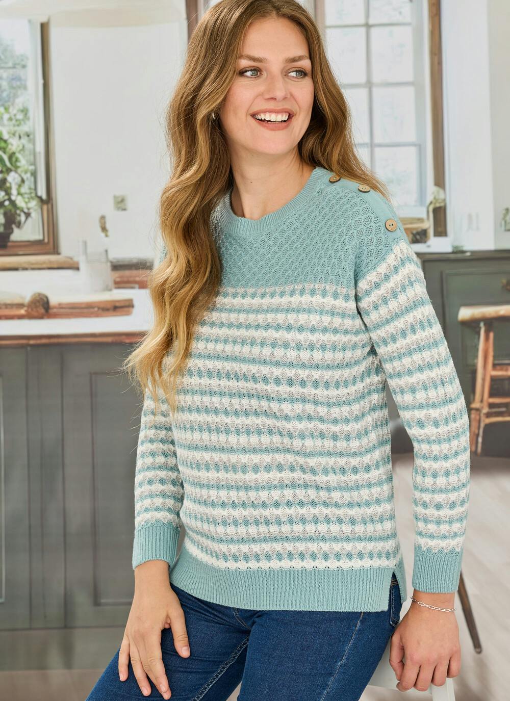 Button Shoulder Jumper | EWM