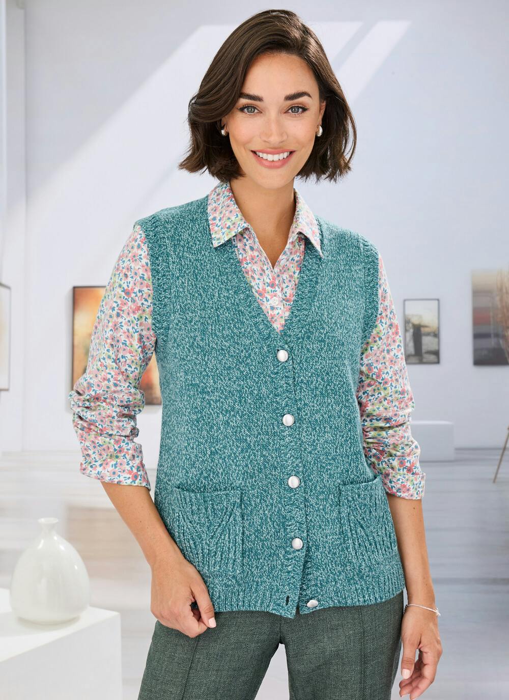 V Neck Waistcoat | EWM