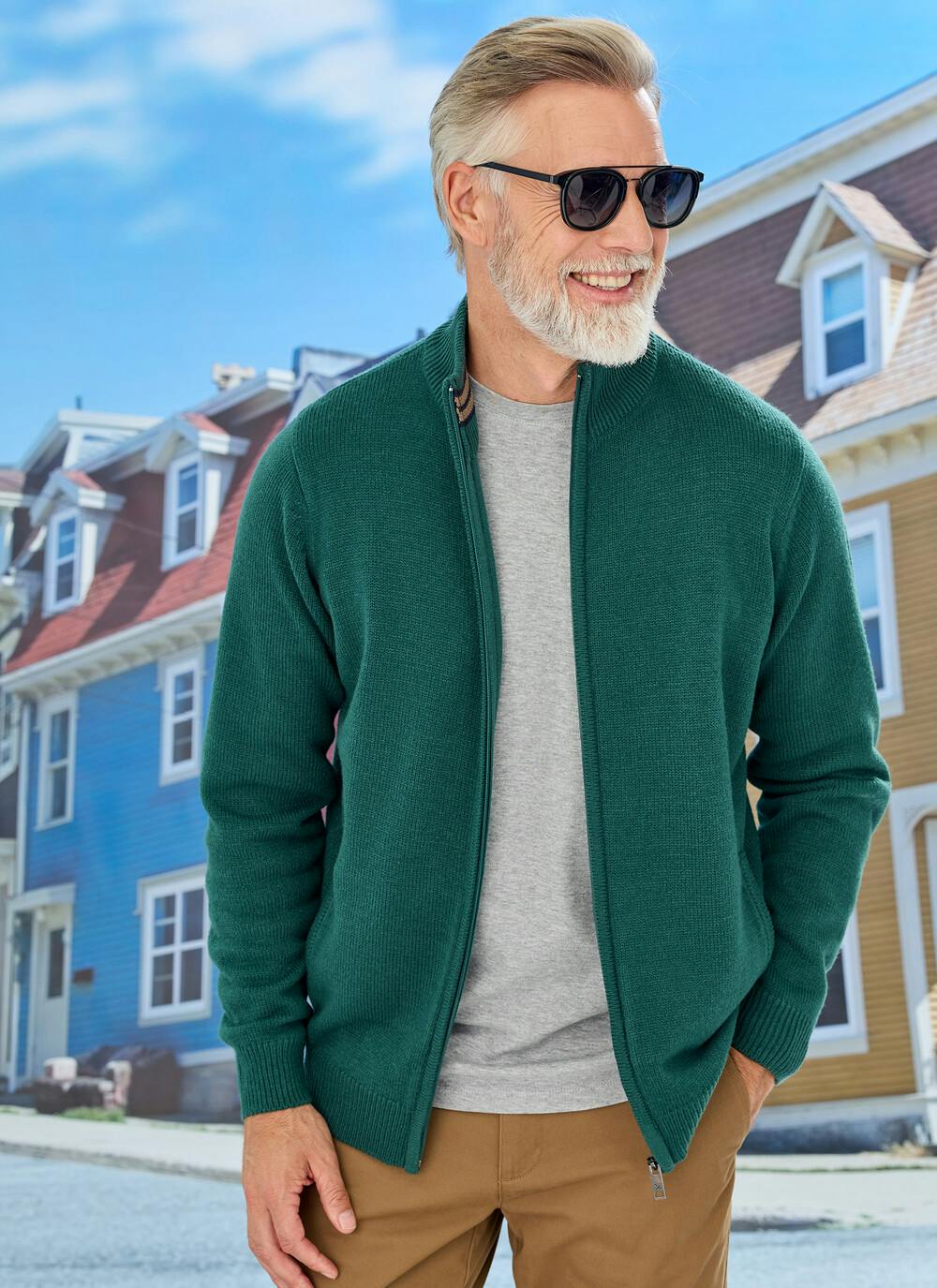 Zip Thru Cardigan | EWM