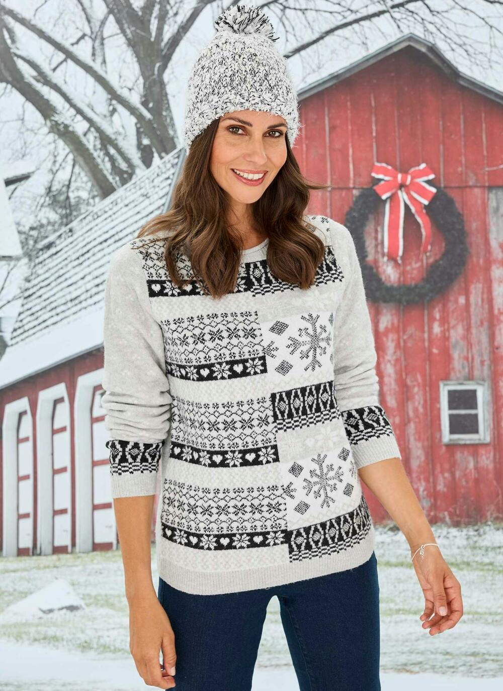 Patchwork Snowflake Jumper | EWM