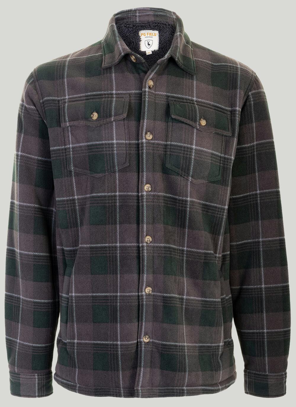 Long Sleeve Fleece Check Shirt | EWM