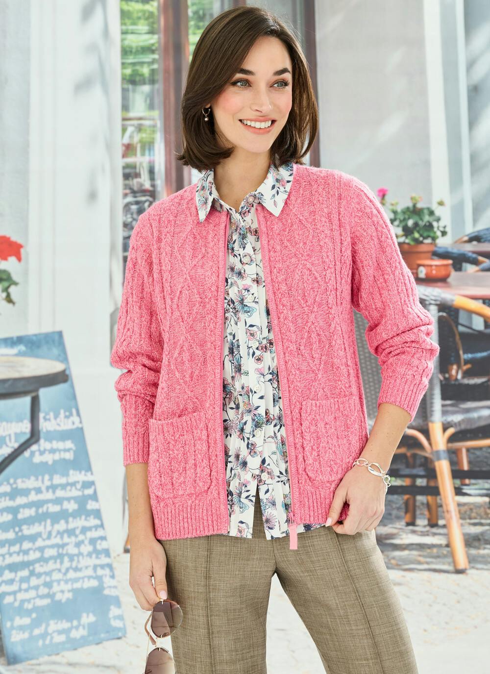 Zip Front Cardigan | EWM