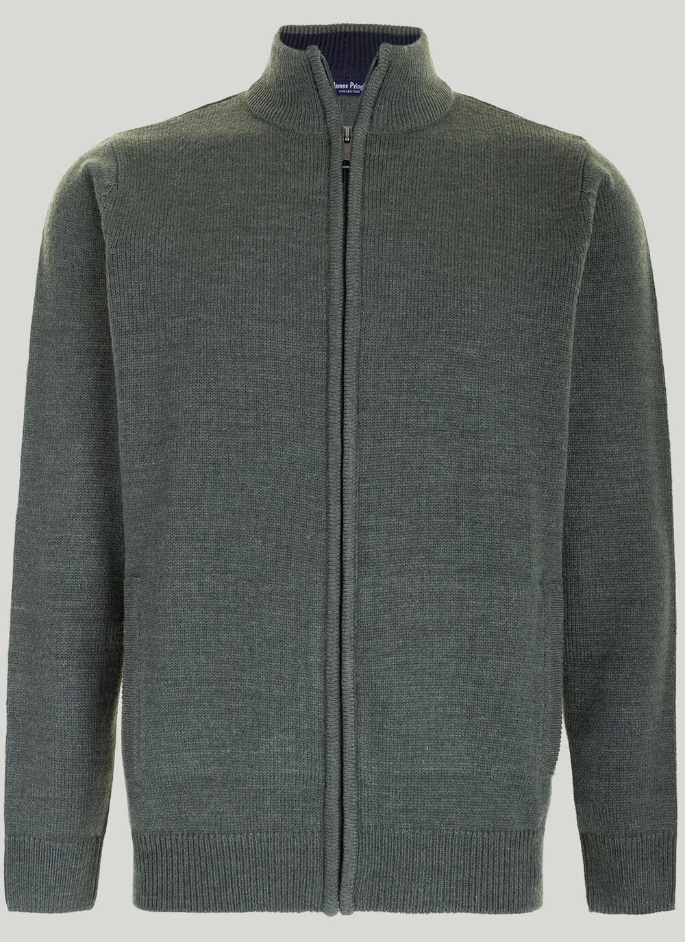 Full Zip Knitted Cardigan | EWM