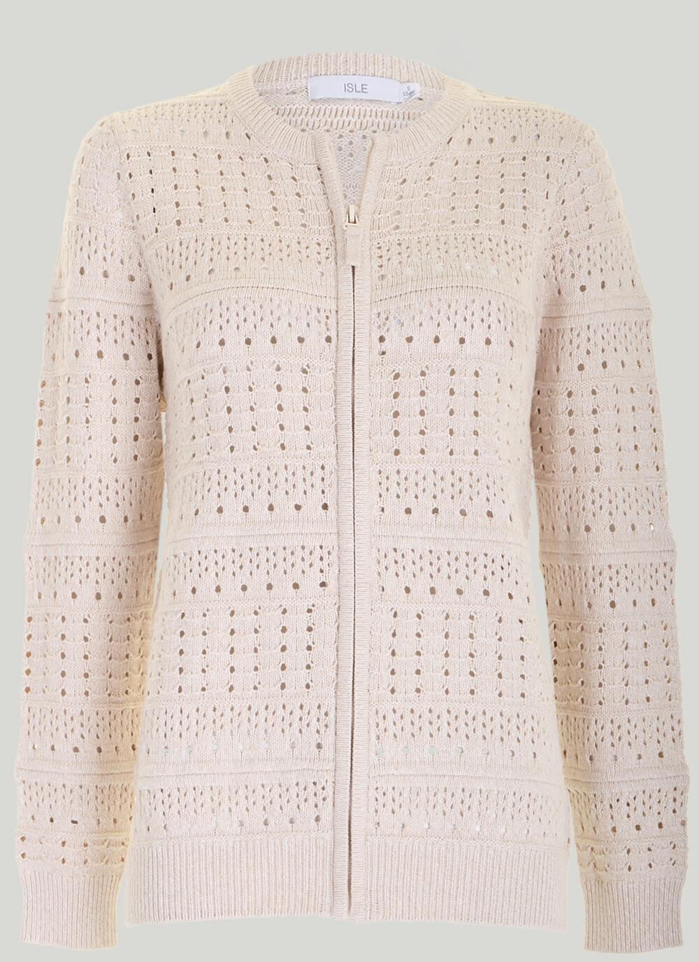 Pure Cotton Zip Cardigan | EWM