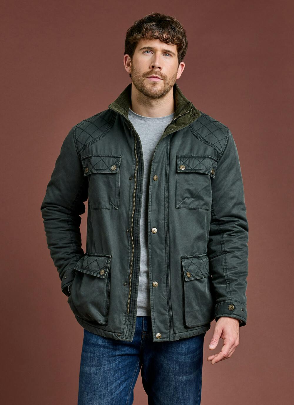 Classic Waxed Cotton Field Jacket | EWM