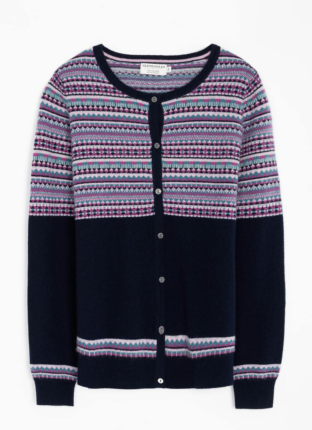 Cashmere Fairisle Cardigan | EWM