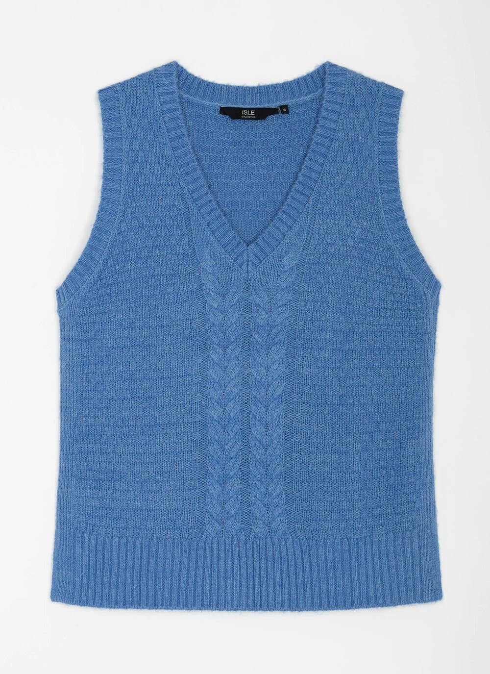 Cable Knitted Vest | EWM