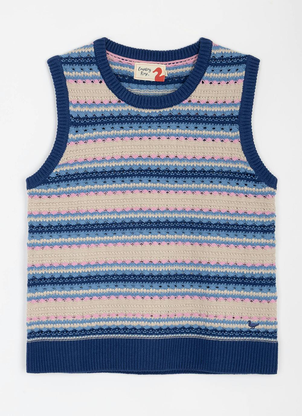 Cotton Rich Knitted Vest | EWM