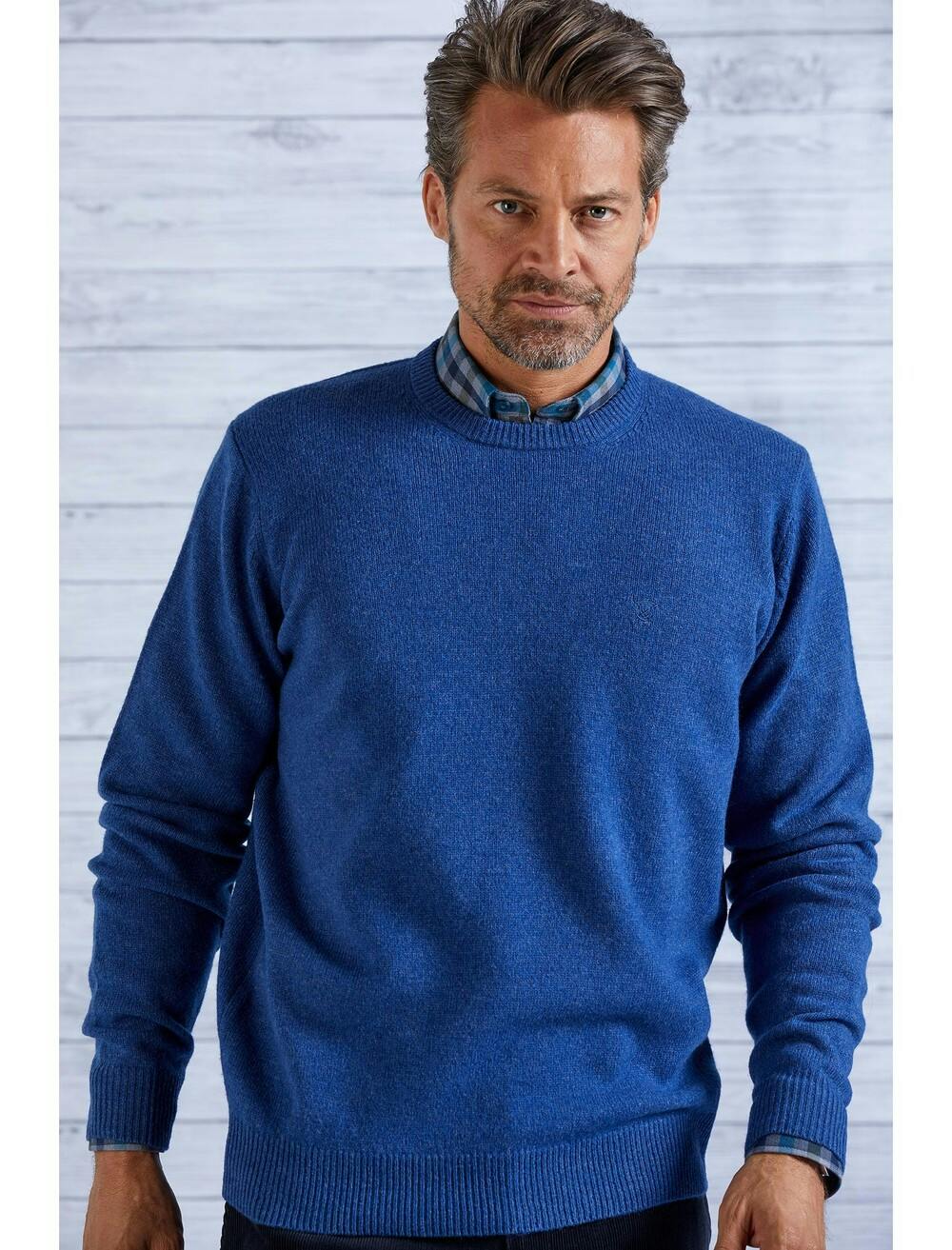 Lambswool Crew Neck Jumper | EWM