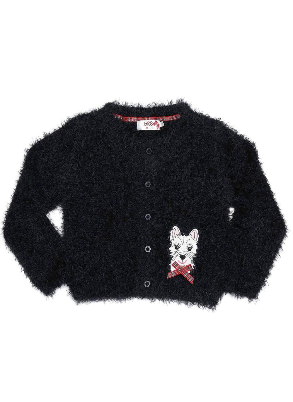 Female GR8 KIDS Girls Cardigan | Mid Navy Stewart Tartan | EWM | EWM