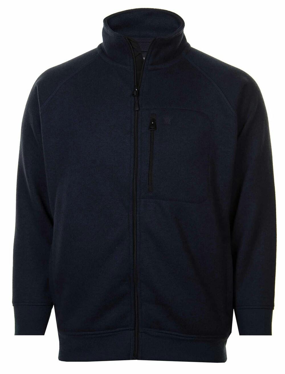 Male James Pringle Fleece Jacket | Mid Navy Stewart Tartan | EWM | EWM